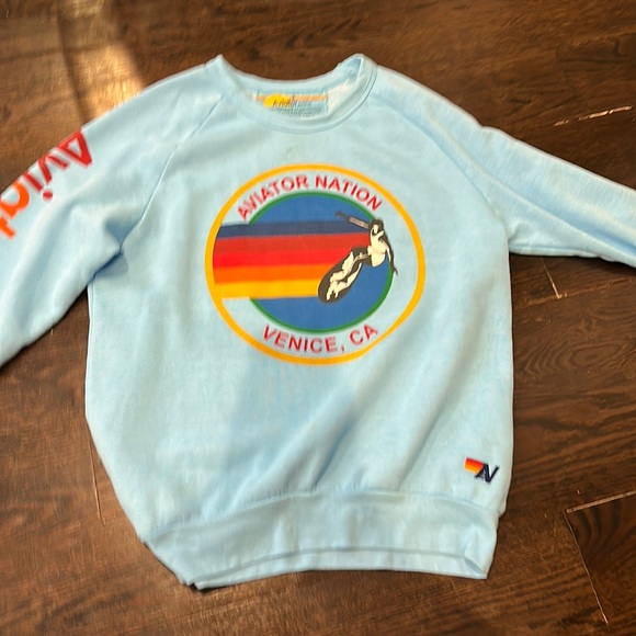 Aviator Nation | Sweaters | Blue Aviator Nation Sweatshirt In Size ...